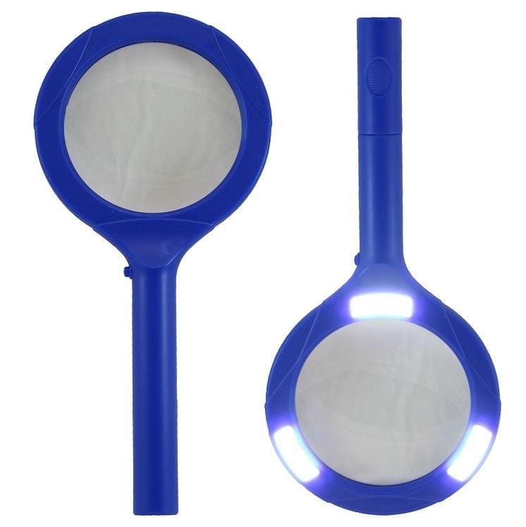 Brillar Light Up Magnifying Glass - Blue – Living Today